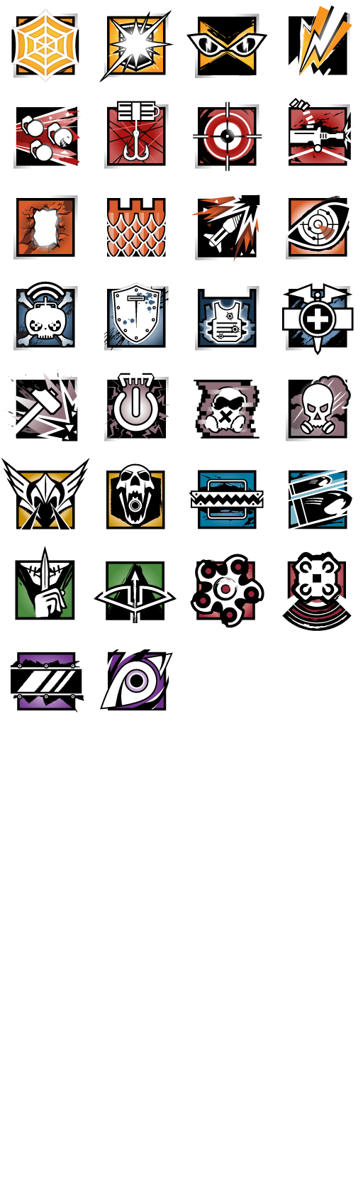 List of all operator icons, updated for Y2S1. : r/Rainbow6